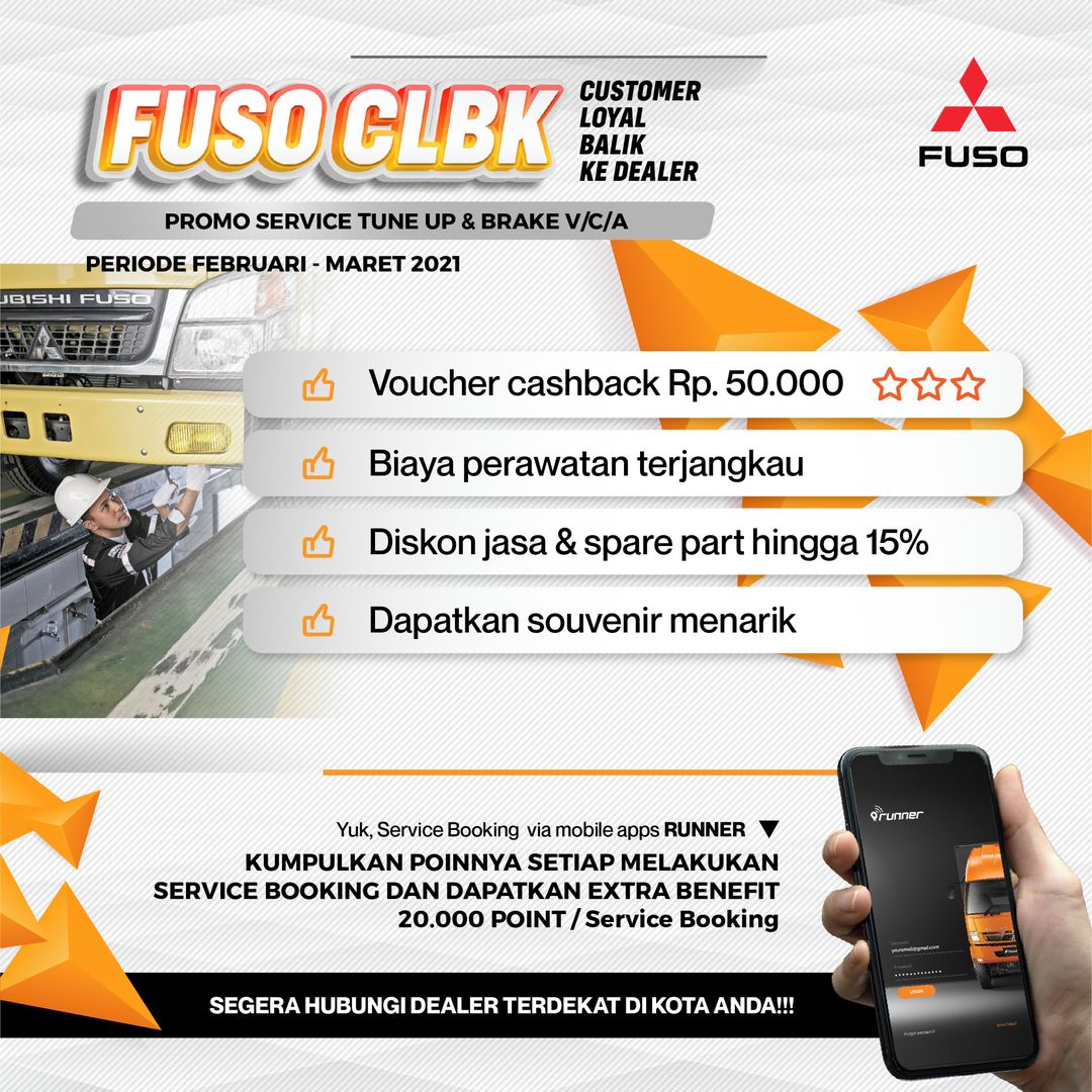 PROMO - CLBK FUSO - MITSUBISHI CIKARANG